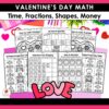 Valentine's Day Math Activities 1st Grade Packet - United Teaching