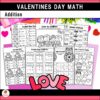 Valentine's Day Math Activities 1st Grade Packet - United Teaching