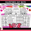 Valentine's Day Math Activities 1st Grade Packet - United Teaching