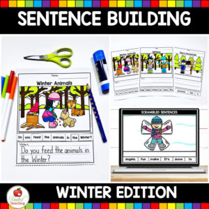 Winter Sentence Building Activities - United Teaching