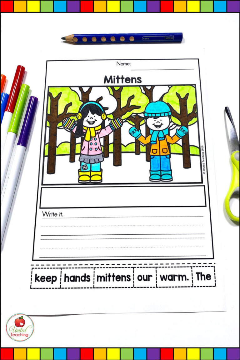 Winter Sentence Building Activities - United Teaching