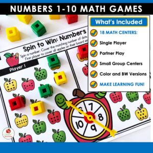 Math Games for Counting to 10 - United Teaching