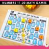 Math Games for Numbers to 20 - United Teaching
