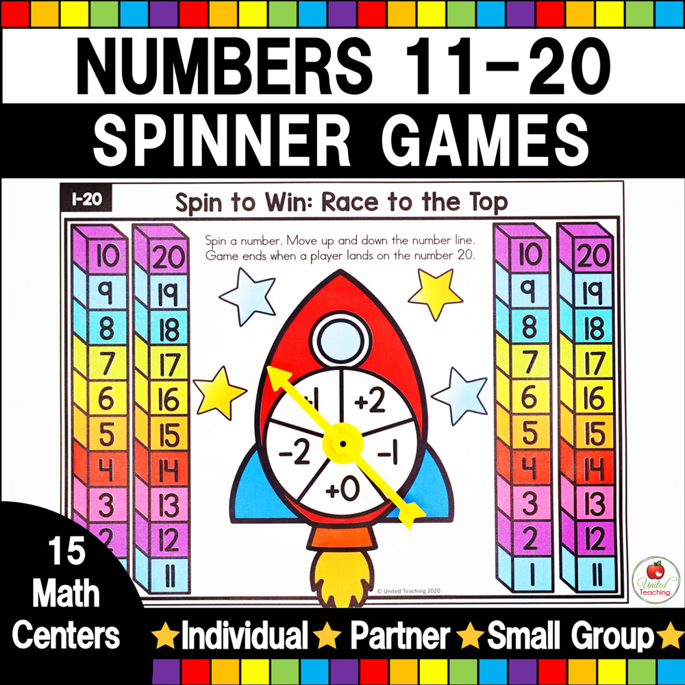 Numbers 11 20 Counting And Number Sense Games And Activities United Numbers 11 20 Counting And Number Sense Games And Activities United