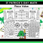 St. Patrick's Day Math Activities 1st Grade Packet - United Teaching