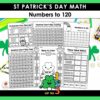 St. Patrick's Day Math Activities 1st Grade Packet - United Teaching