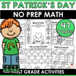 St. Patrick's Day Math Activities 1st Grade Packet - United Teaching