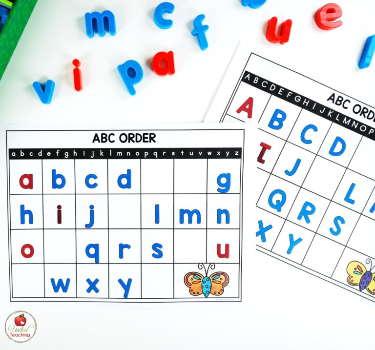 Alphabet Missing Letters Year-Long Bundle - United Teaching