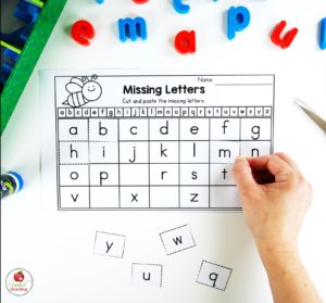 Alphabet Missing Letters Year-Long Bundle - United Teaching