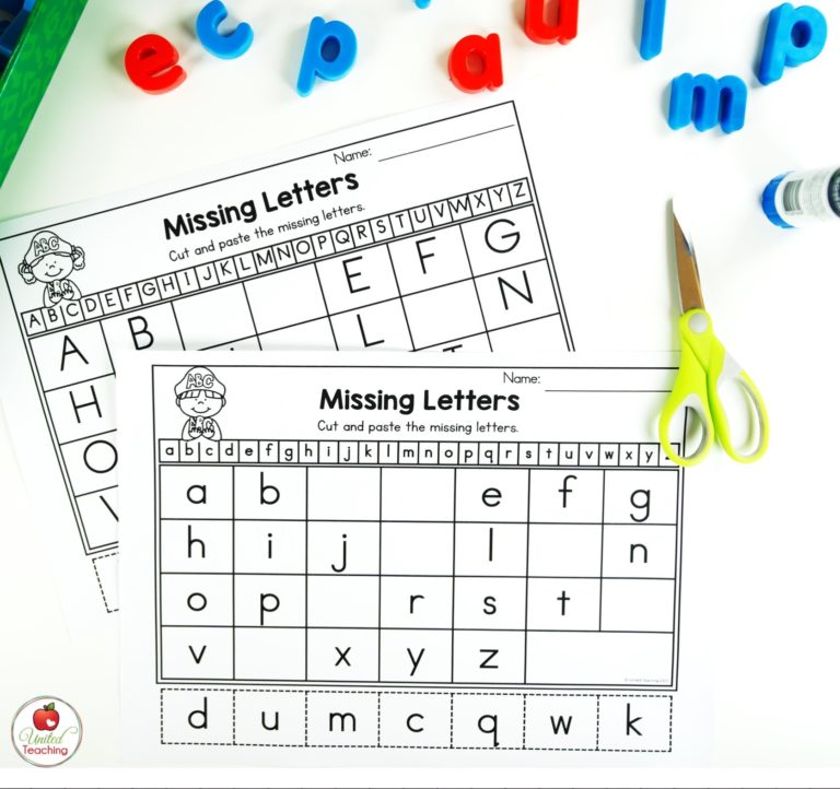 Alphabet Missing Letters Fun Themes Bundle - United Teaching