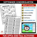 September Math and Literacy Activities for Kindergarten - United Teaching