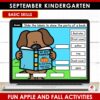 September Math and Literacy Activities for Kindergarten - United Teaching