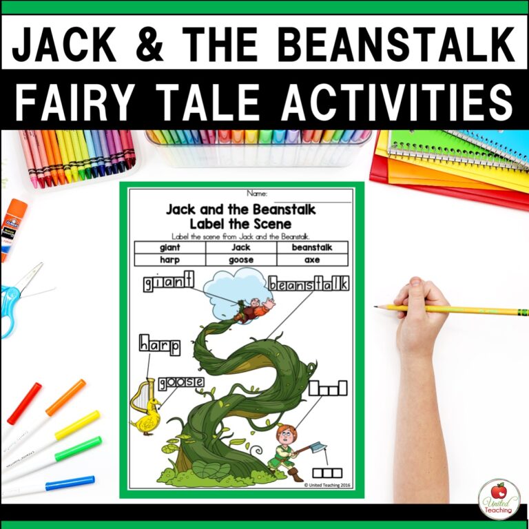 Jack and the Beanstalk Fairy Tale Activities - United Teaching