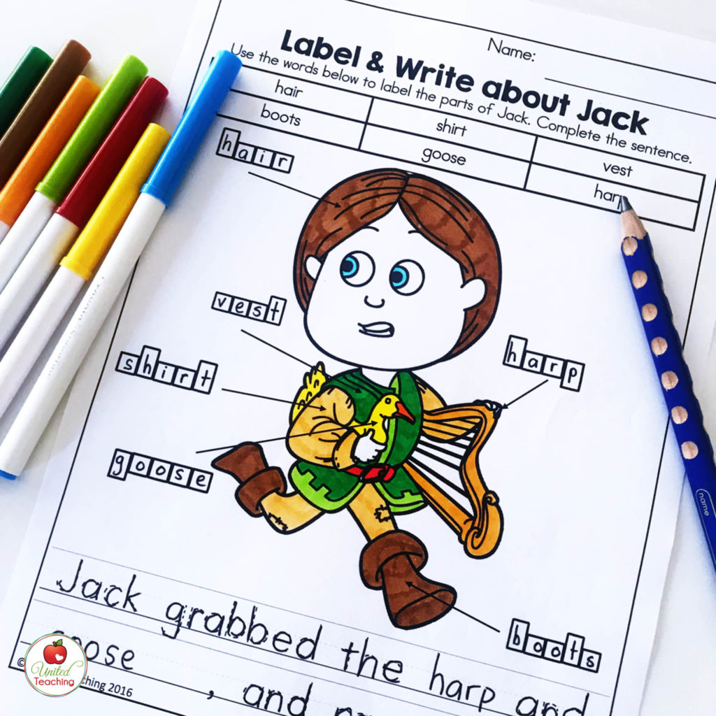 Jack and the Beanstalk Fairy Tale Activities - United Teaching