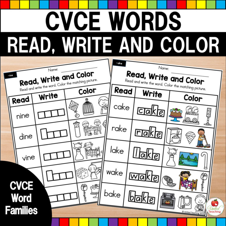 CVCE Words Blend and Read - United Teaching CVCE Words Blend and Read - United Teaching