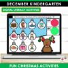 December Math and Literacy Activities for Kindergarten - United Teaching