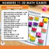 Math Games for Numbers 1 to 20 Bundle - United Teaching
