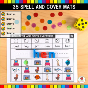 Spell and Cover CVC Words - United Teaching
