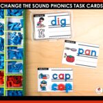 Change the Sound Phoneme Substitution Task Cards - United Teaching