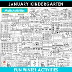 January Math and Literacy Activities for Kindergarten - United Teaching