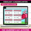 February Math and Literacy Activities for Kindergarten - United Teaching