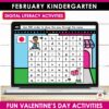 February Math and Literacy Activities for Kindergarten - United Teaching