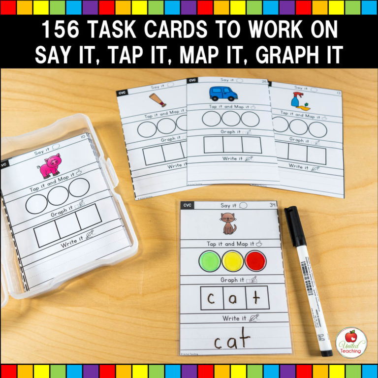 Word Mapping Activities for CVC Words - United Teaching