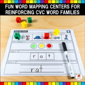 Word Mapping Activities for CVC Words - United Teaching