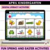 April Math and Literacy Activities for Kindergarten - United Teaching