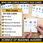 Read and Check Phonics Task Cards - United Teaching