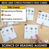 Read and Check Phonics Task Cards - United Teaching
