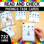 Read and Check Phonics Task Cards - United Teaching