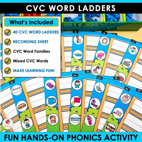 CVC Word Ladders - United Teaching