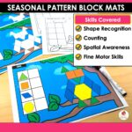 Pattern Block Puzzle Mats Seasonal Bundle - United Teaching