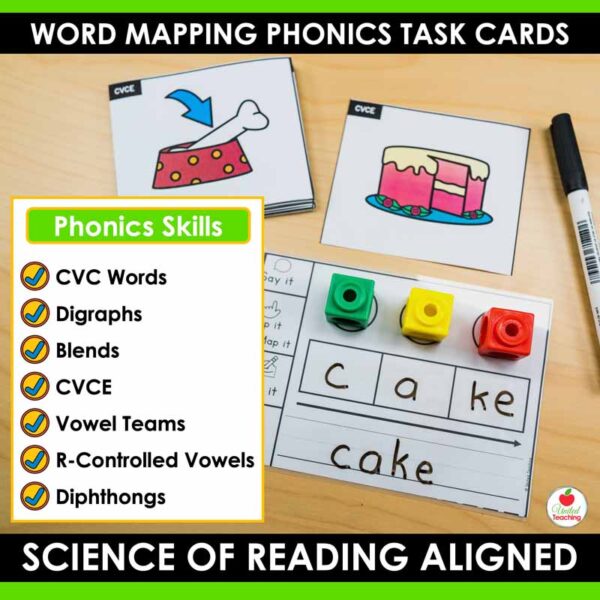 Word Mapping Task Cards Bundle - United Teaching
