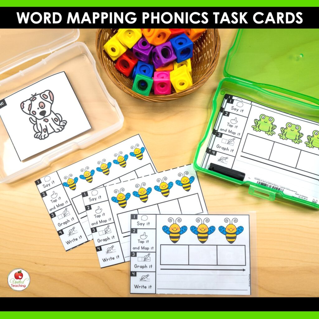 Word Mapping Task Cards Bundle - United Teaching