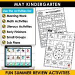 May Math and Literacy Activities for Kindergarten - United Teaching