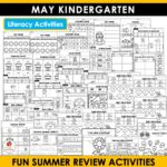May Math and Literacy Activities for Kindergarten - United Teaching