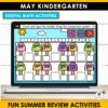 May Math and Literacy Activities for Kindergarten - United Teaching