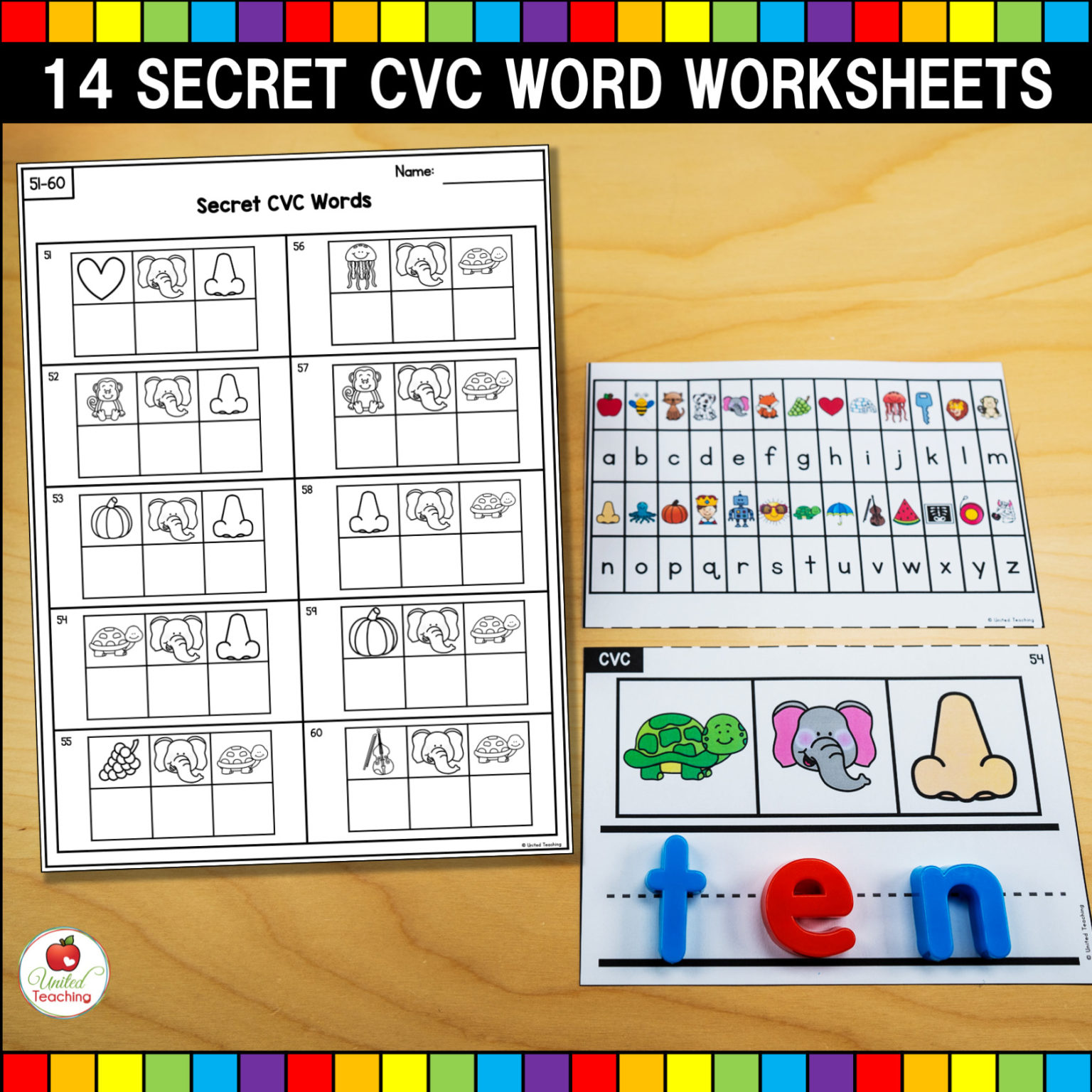 Secret CVC Words - United Teaching