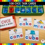 Phonics Build a Word Task Cards Bundle - United Teaching