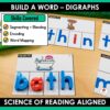 Digraphs Word Building Task Cards - United Teaching
