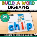 Digraphs Word Building Task Cards - United Teaching