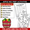 Apple No Prep Activities - United Teaching