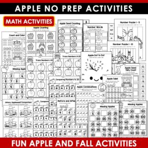 Apple No Prep Activities - United Teaching