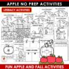 Apple No Prep Activities - United Teaching