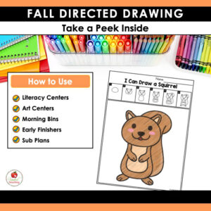 Fall Directed Drawing Worksheets - United Teaching