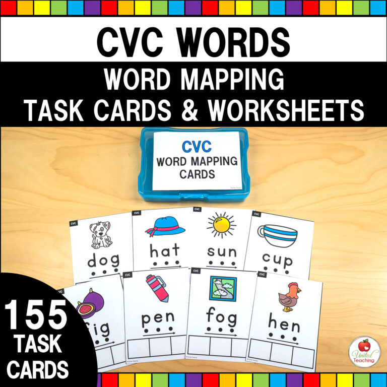 Phonics Word Mapping Cards Bundle - United Teaching