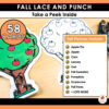 Fall Lacing and Hole Punch Cards - United Teaching