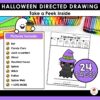 Halloween Directed Drawing Worksheets Packet - United Teaching